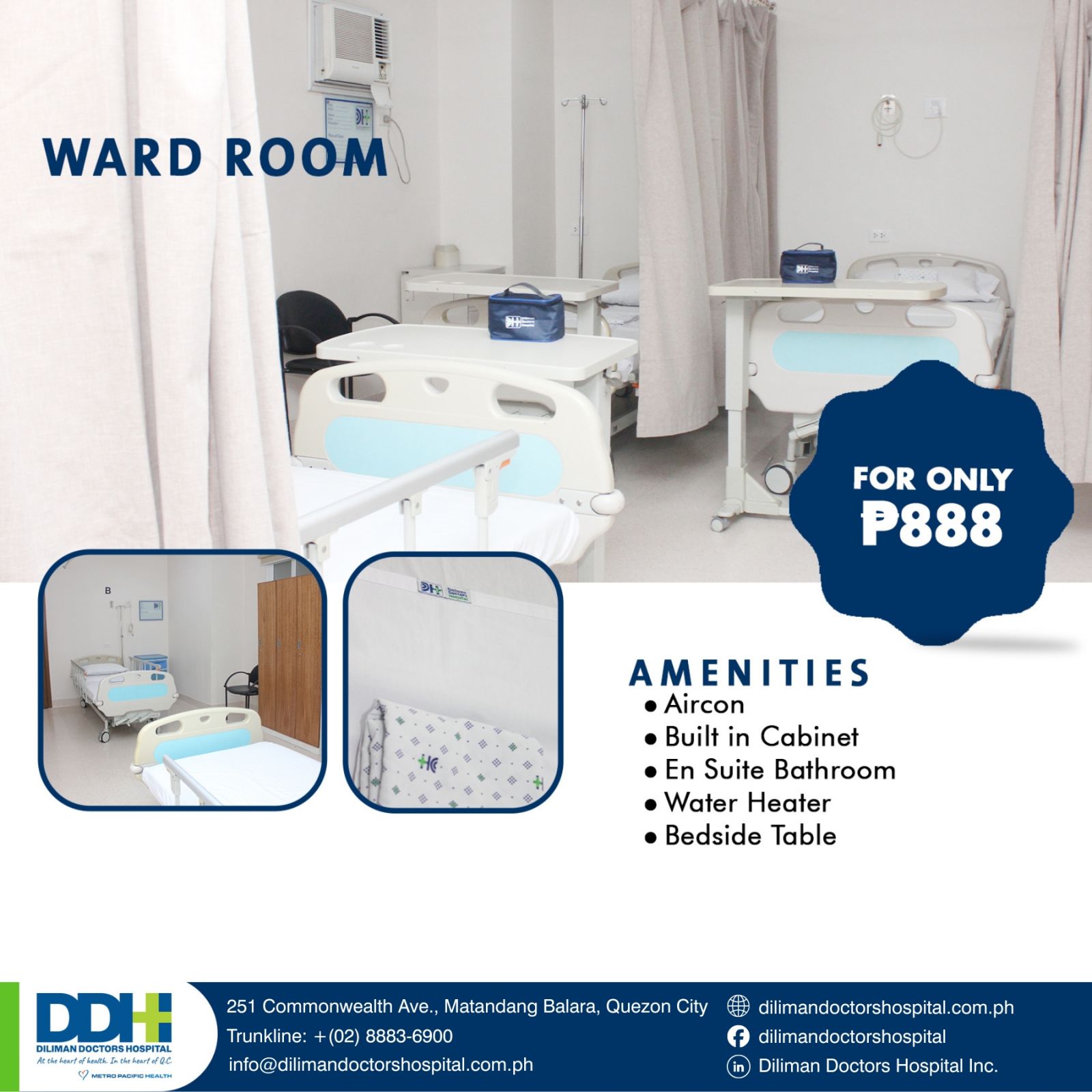 WARD ROOM - Diliman Doctors Hospital